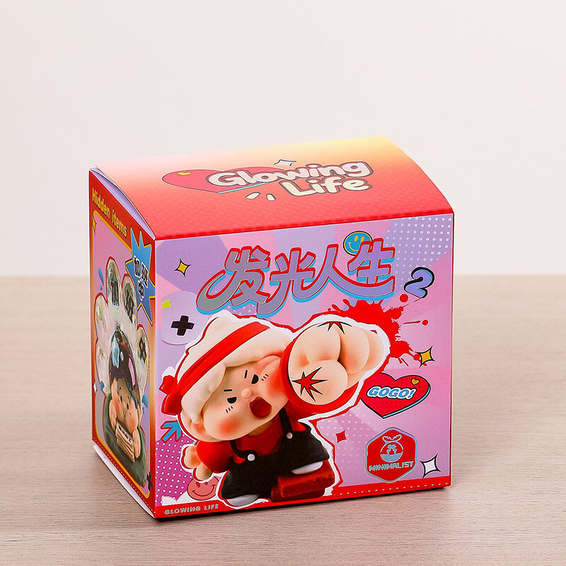Glowing Life Blind Box Фигурка-игрушка - 1 шт. случайный персонаж, декор для стола, снятие стресса, креативный подарок