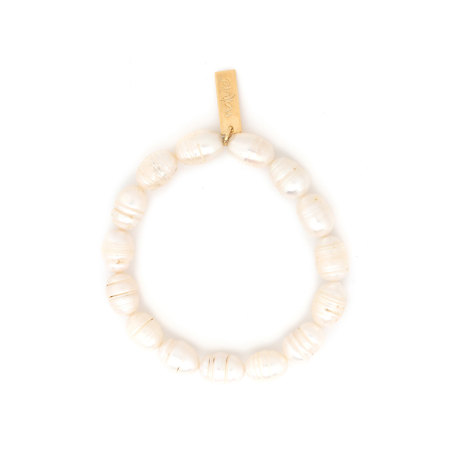 Эластичный браслет NATURE BIJOUX, жемчуг пресноводный культивированный