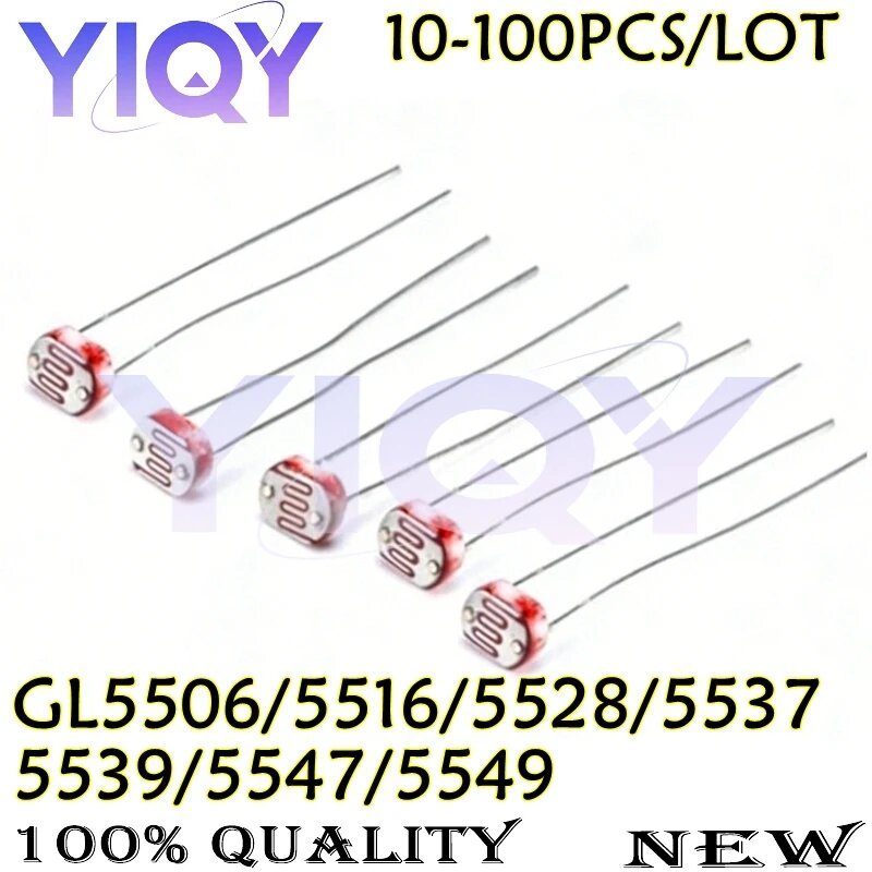 Фоторезисторы GL5528, 10PCS, сопротивление GL5528