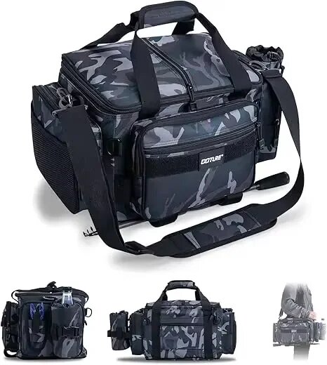 Сумка для рыбалки Goture Grey 600D 45x30x24см
