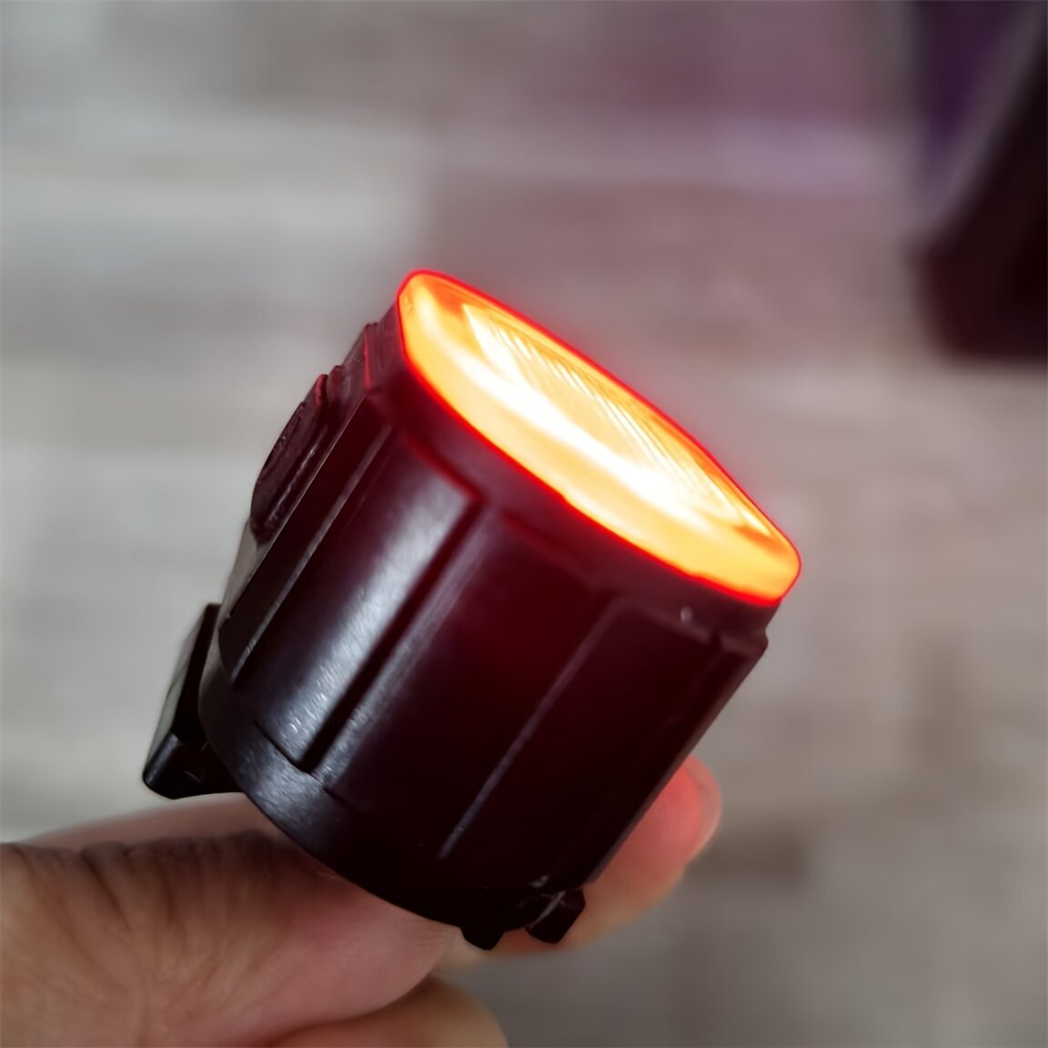1 шт. задний велосипедный фонарь светодиодный с USB-зарядкой, 3 режима работы, красный свет для ночных поездок