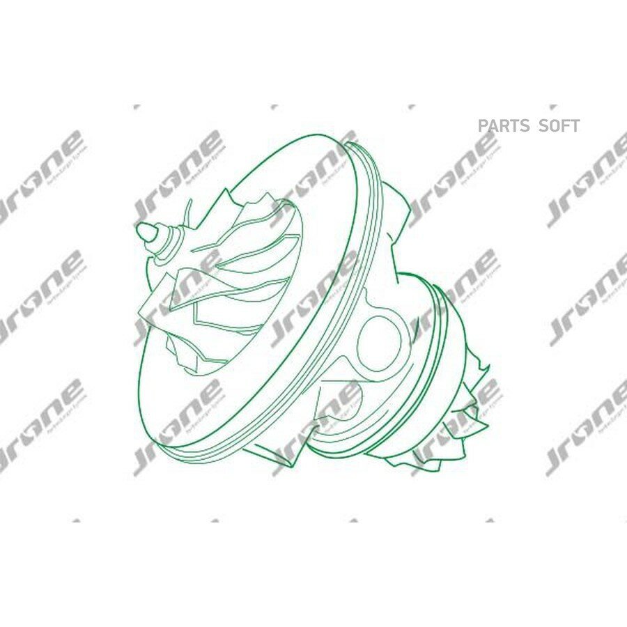 JRONE 8G1520M334 8G15-20M-334 турбокомпрессор!\ Ford Connect 1.8 02