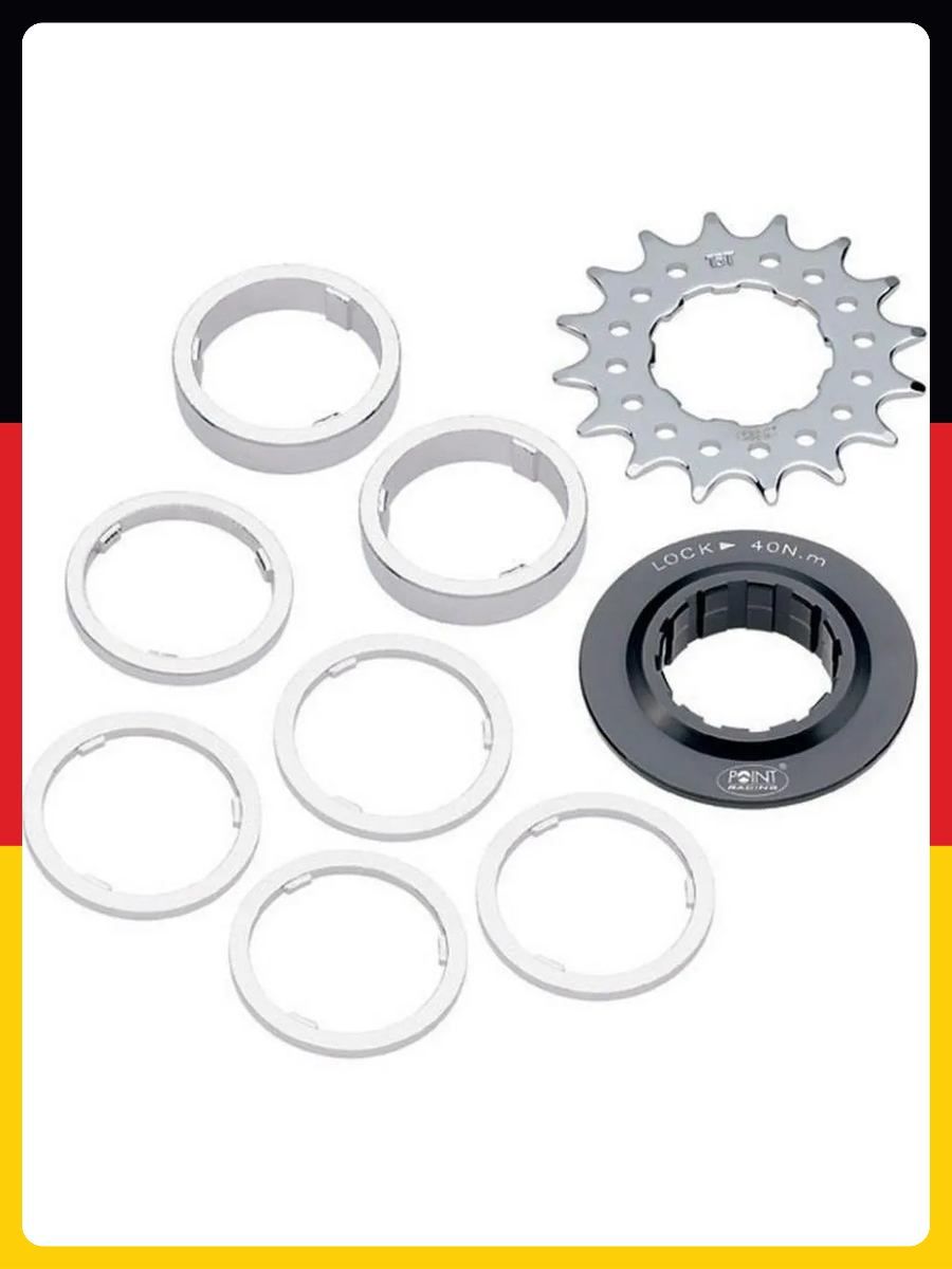 Звезда для велосипеда point SingleSpeed Kit, 1s/17t