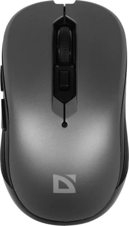 Мышь беспроводная Defender Gassa MM-105, радио, оптическая, USB, 1600dpi, серый