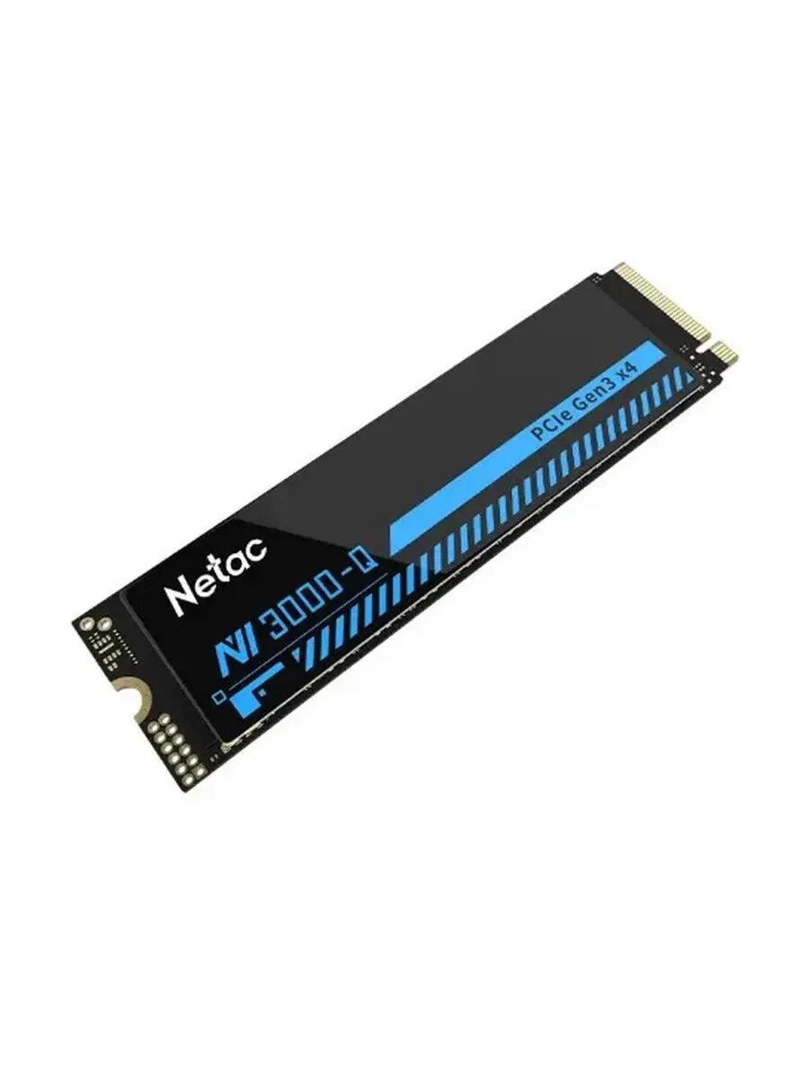 Накопитель SSD Netac NT01NV3000Q-512-E4X М.2 2280, 512ГБ, 3 бит TLC, 3D NAND, TLC, PCIe 3.0 x4