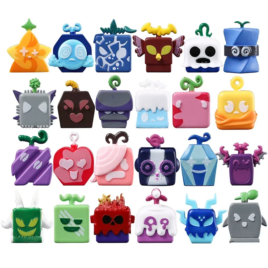Фигурки Blox Fruits, цвет B, 24 шт.
