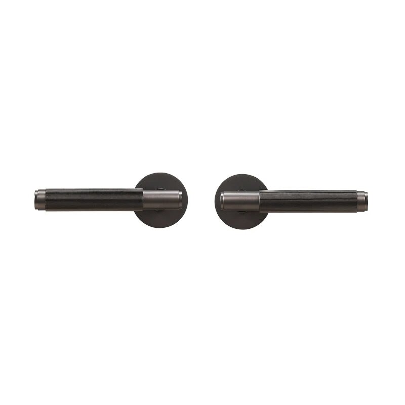Дверной рычаг серого цвета Handles-Grey
