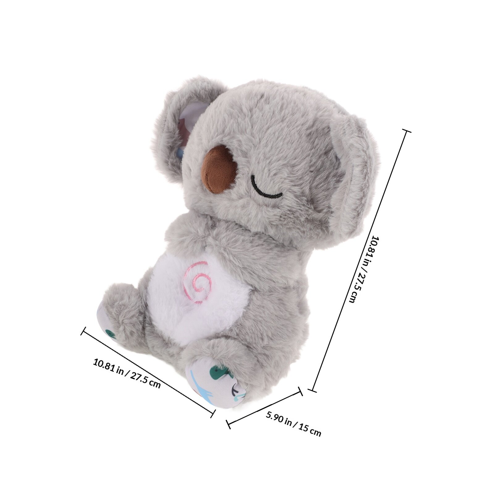 Милый Плюшевый Мишка Коала Игрушка Декор 27.50X27.00X15.00Cm