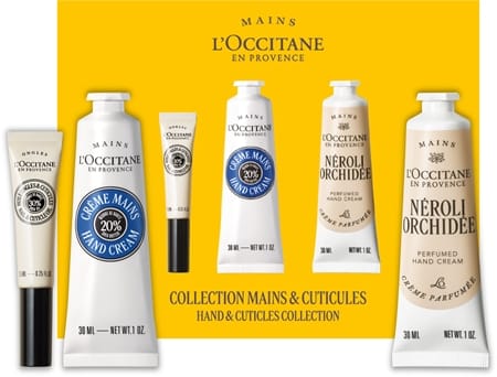 Набор парфюмерный L Occitane Hand & Cuticles Collection, 3 предмета