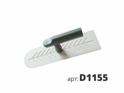 Инструмент для Нанесения Кельма Белая Пластиковая Овальная Венеция Stmdecor D1155.