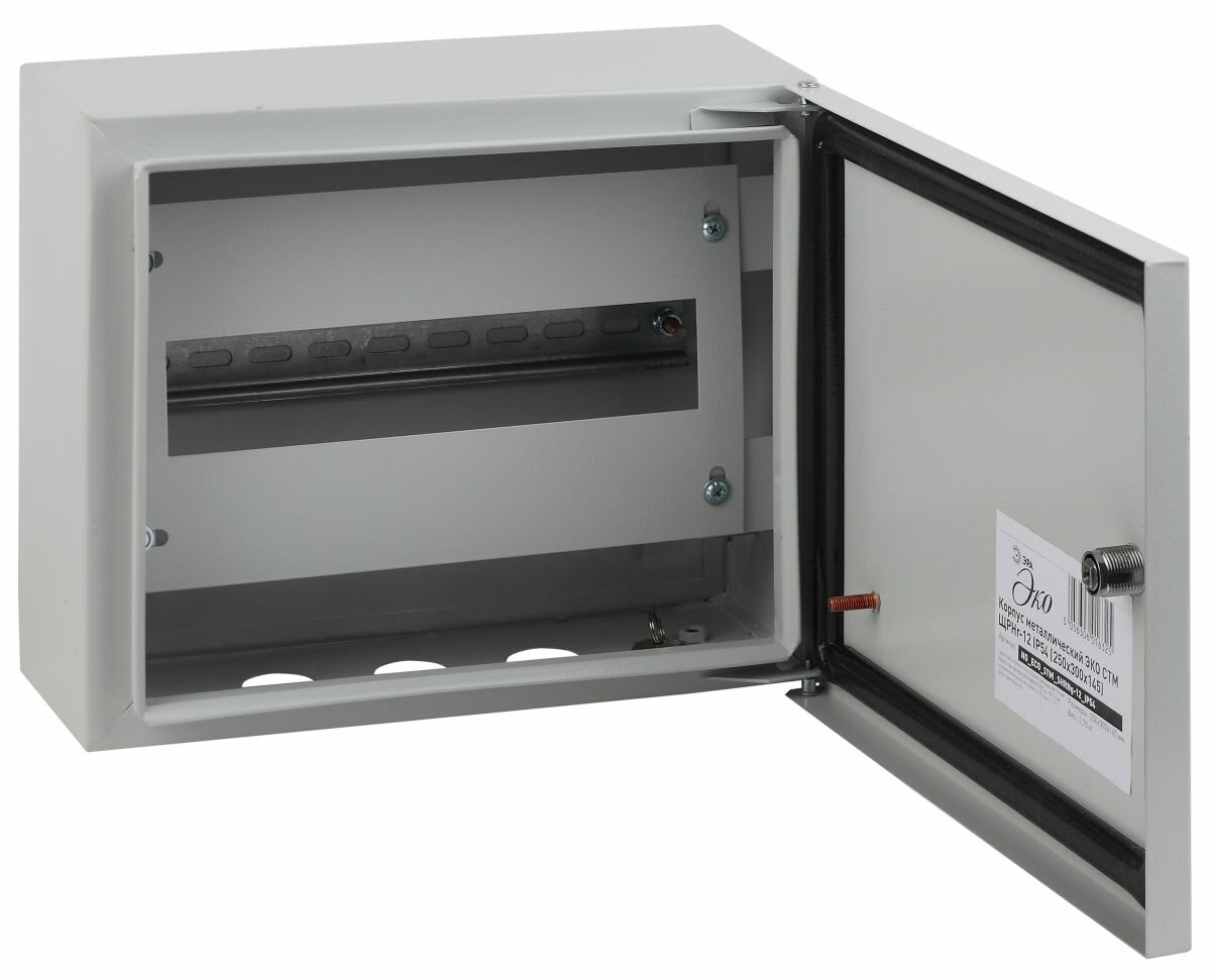 Корпус металлический навесной ЭРА SIMPLE ЩРНг-12 (250х300х120) IP54 У2 серый