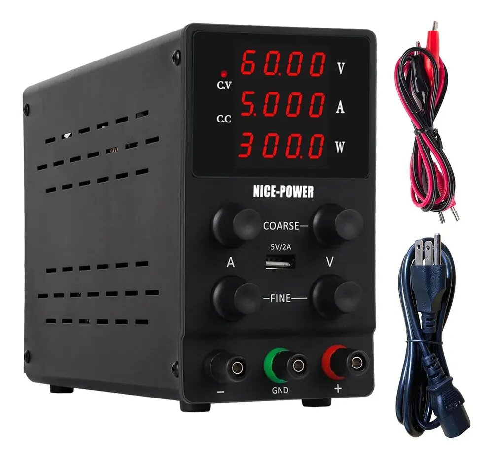 Регулируемы Лабораторный Блок Питания , Nice-Power 0-60 B 0-5 A 300 Вт