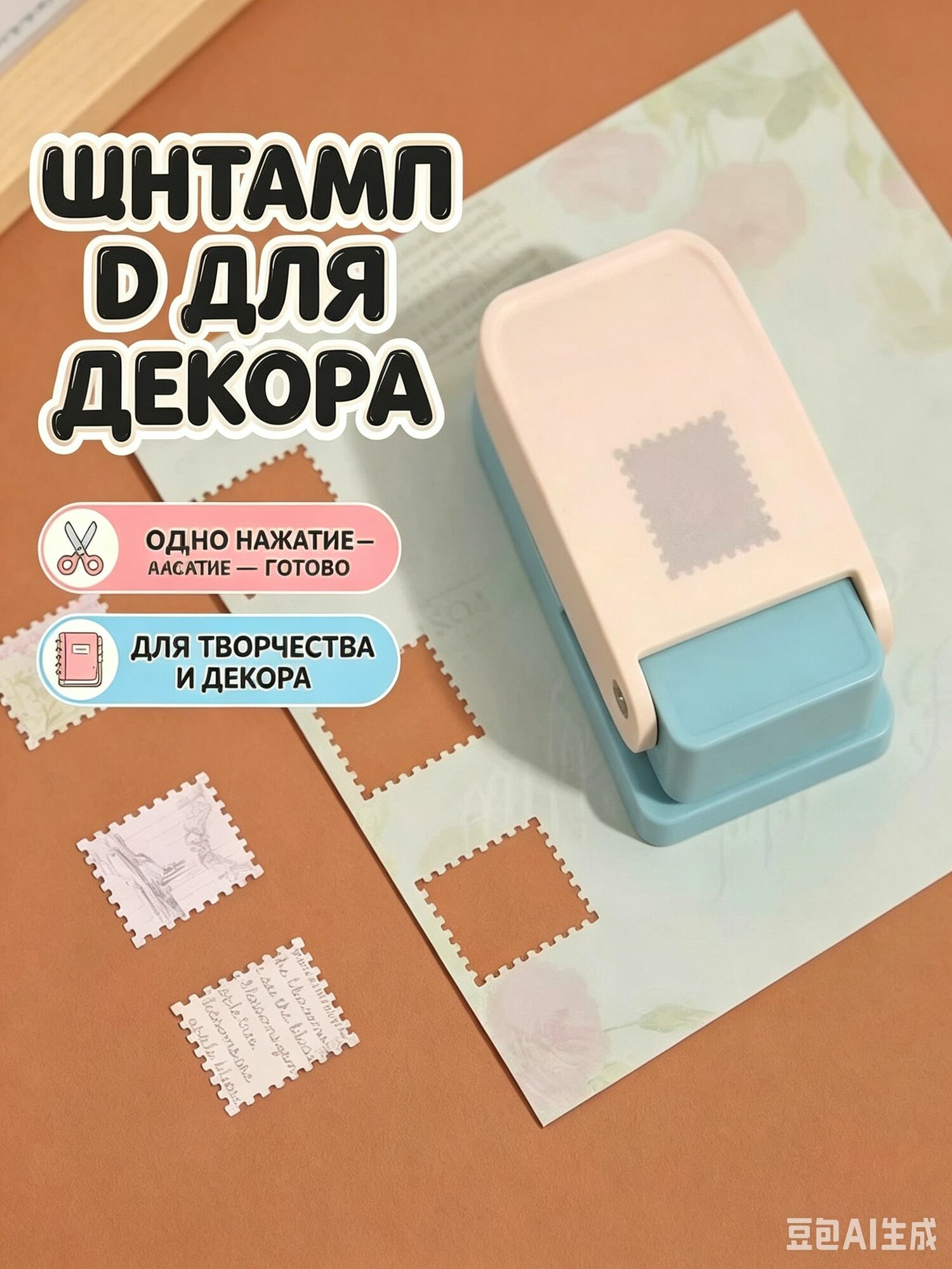 Дырокол 1 шт, до 2 листов — фото 1