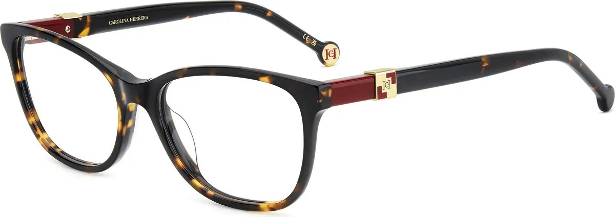 Оправа Carolina Herrera HER 0276/G 086, тип оправы ободковая, материал оправы ацетат, пол женские, форма оправы прямоугольная