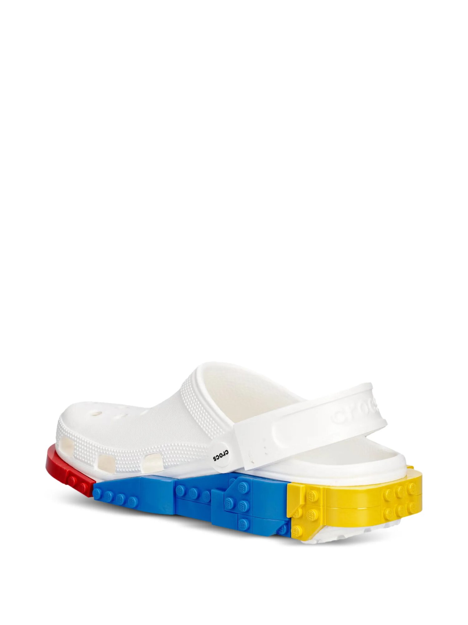 Мюли Crocs X Lego Creativity sling-back mules, размер 7 UK, бежевый/белый — фото 1