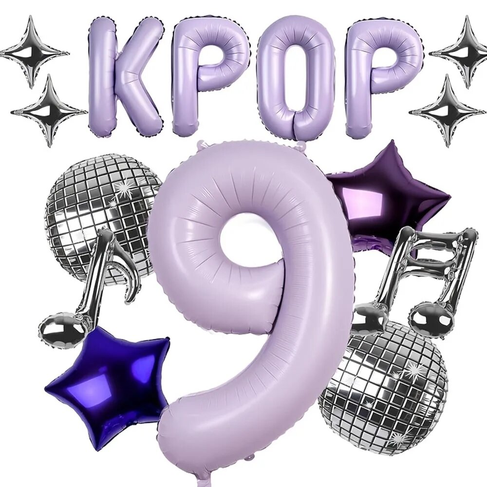 Набор воздушных шаров для вечеринки K-pop