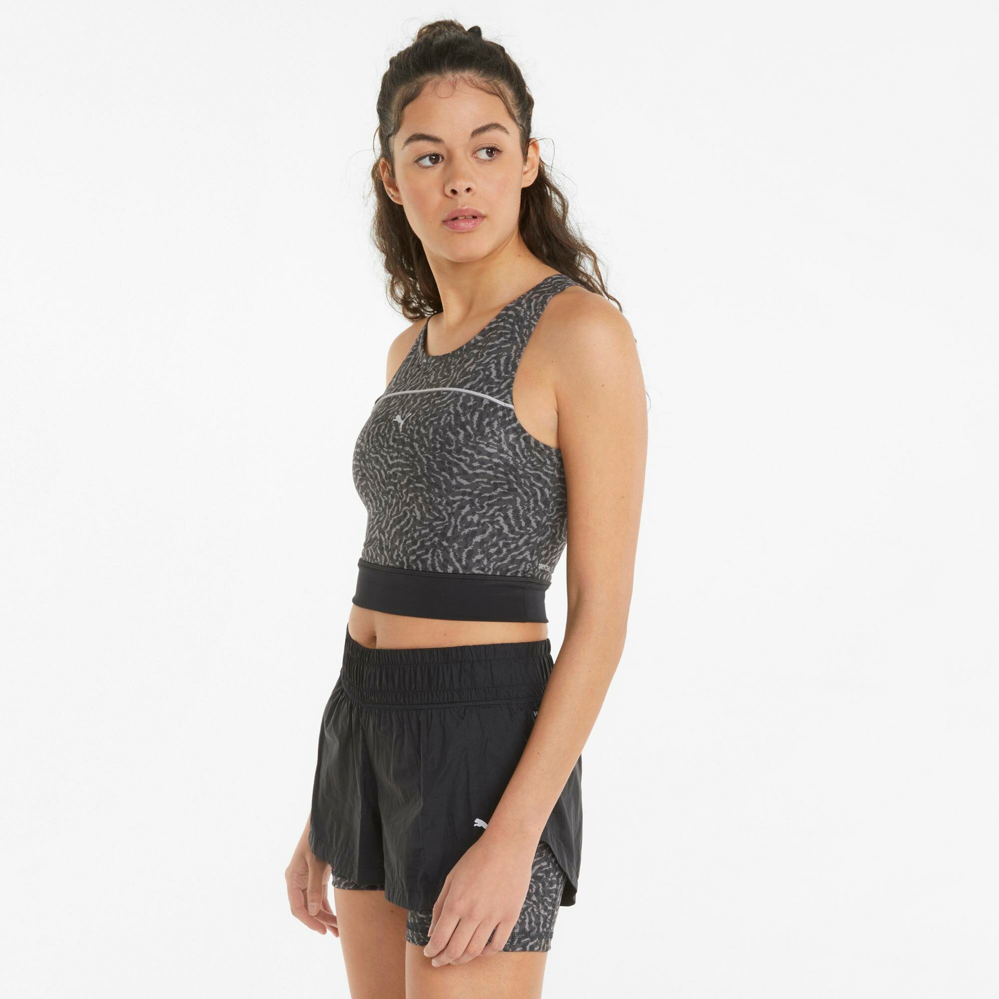 Топ спортивный RUN HIGH SHINE CROP TANK W