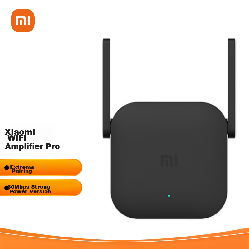 Xiaomi (MI) WiFi Amplifier Pro, WiFi Signal Booster, 300M Wireless Speed, Wireless Signal Amplifier, Power-Enhanced Version, Not A Router, Must Be Used with A Router