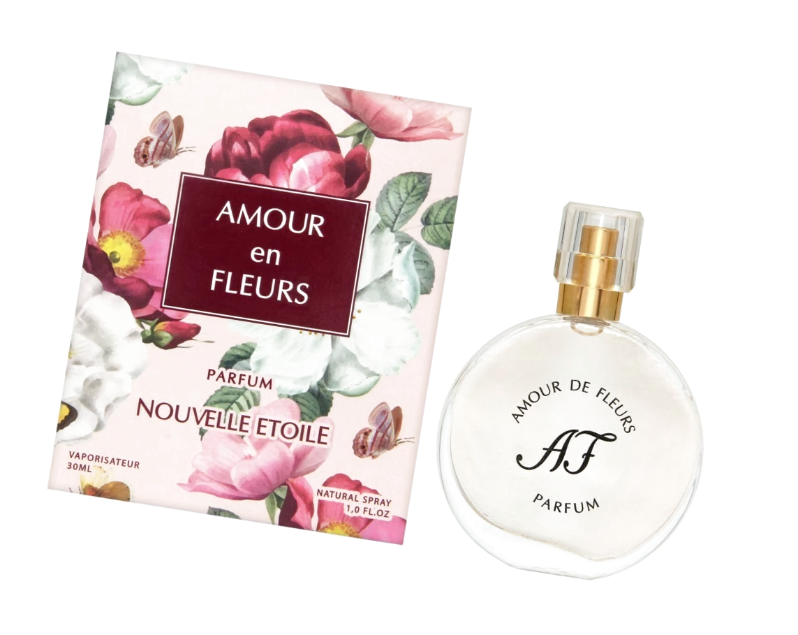 Женский аромат Новая Заря Амур Ан Флер 30 мл / Nouvelle Etoile Amour En Fleurs