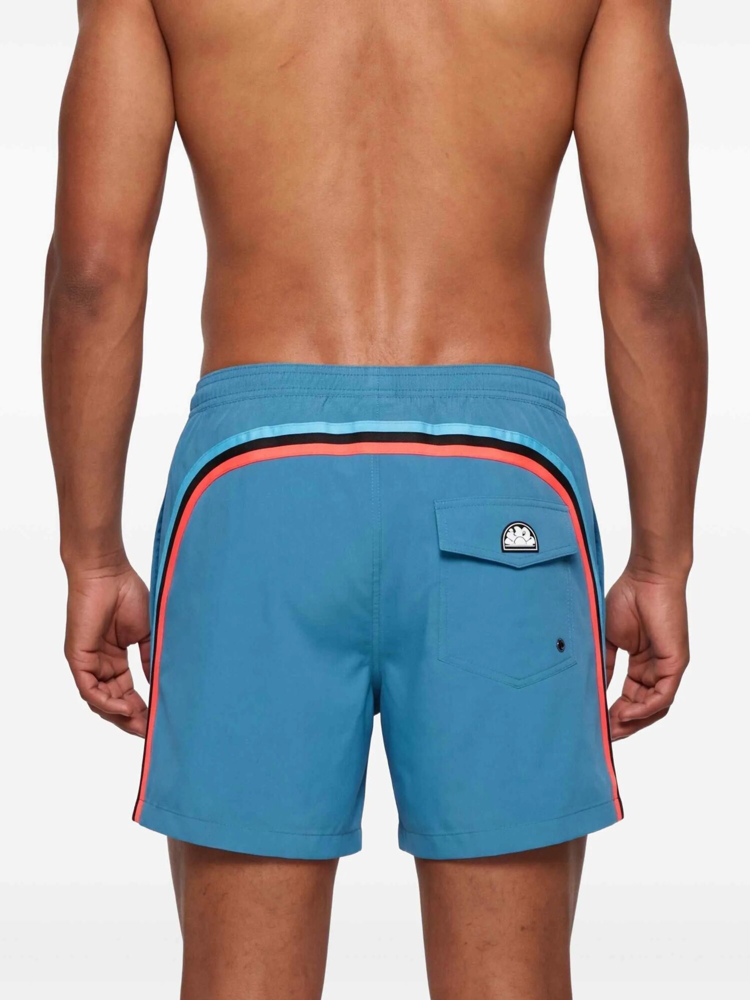 Шорты для плавания SUNDEK Logo-print swim shorts, размер 54, синий — фото 1