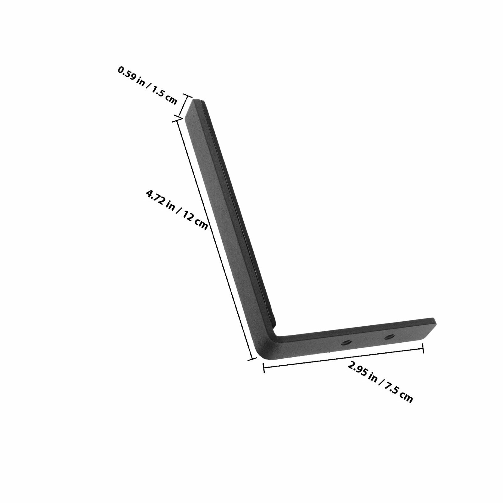 Держатель Для Колонок Настенный 2 Штуки Чёрный 12.00X7.50X1.50Cm