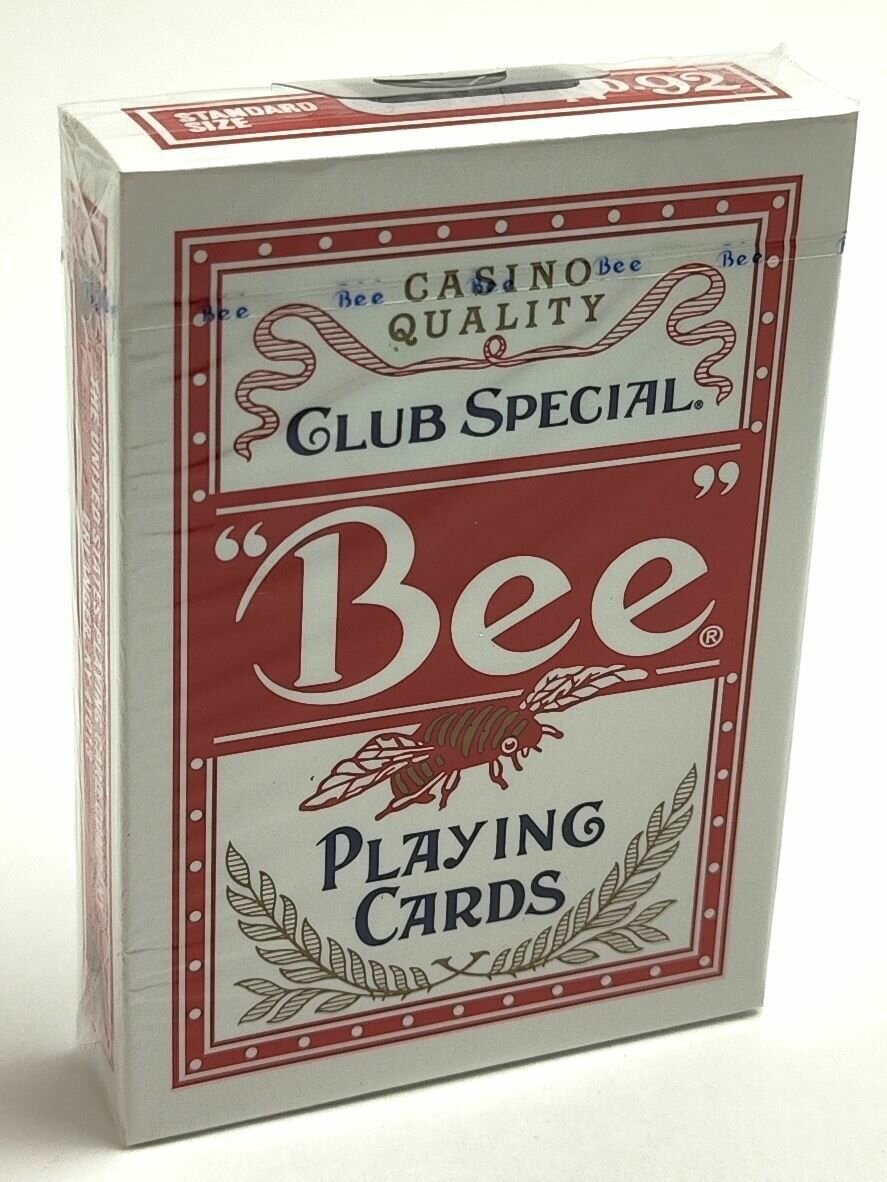 Игральные карты Bee Club Special Standard №92 (red)