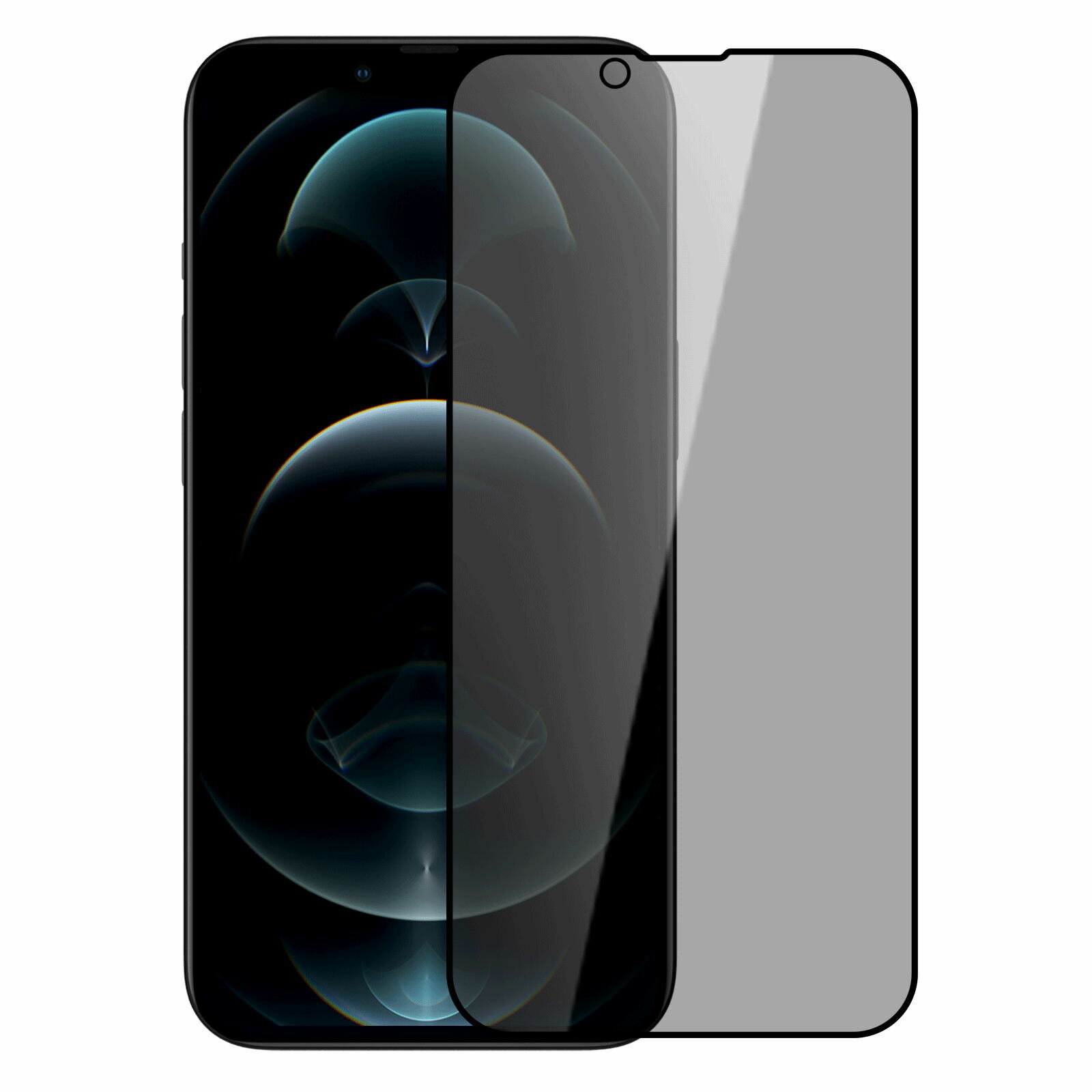 Стекло "Антишпион" от Nillkin для смартфона iPhone 13, 13 Pro, 14 и 16e, 17e, серия Guardian Privacy Tempered Glass Screen Proetector
