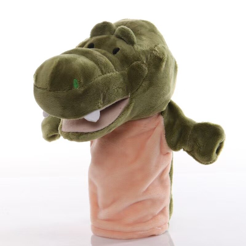 Realistic animal hand puppet doll enhance imagination and creativity 25cm tall