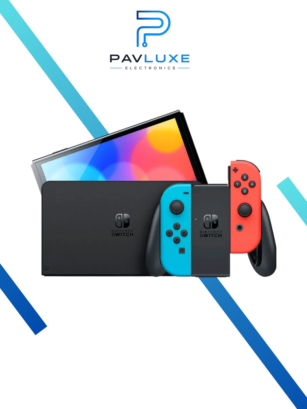 Игровая приставка Nintendo Switch - OLED Model with Neon Red & Neon Blue 64GB