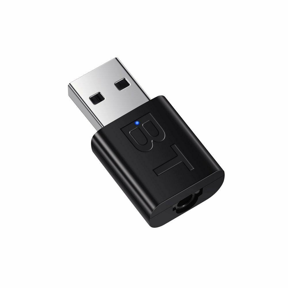 Bluetooth адаптер USB 3.5 мм AUX аудио приемник и передатчик 2 в 1 для машины и компьютера 5.0