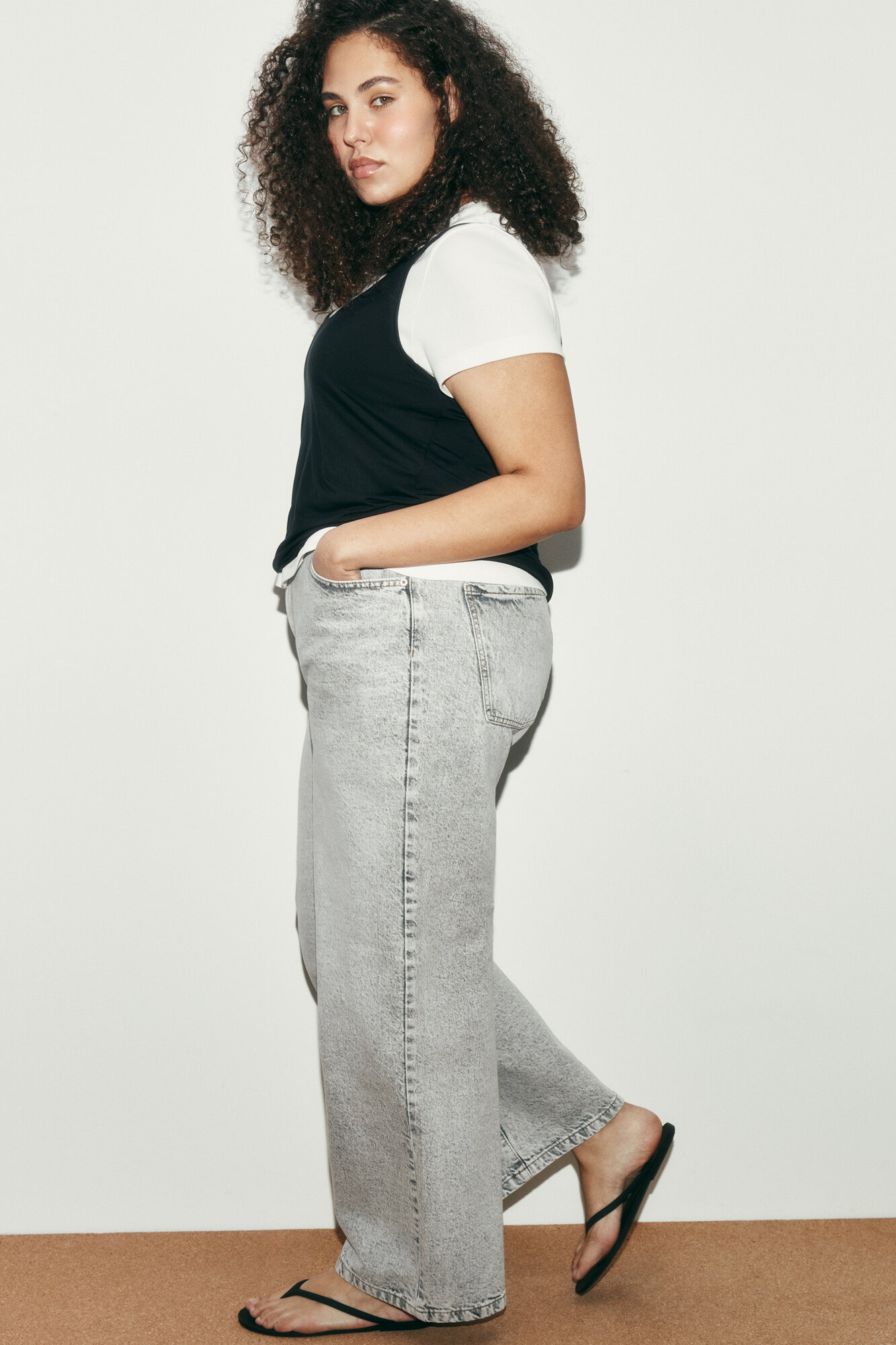 Джинсы plus size 