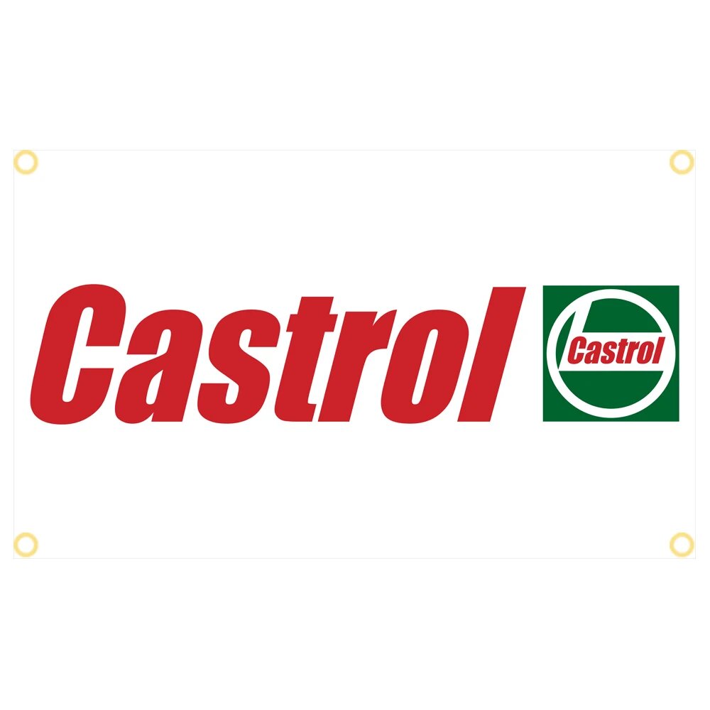 Castrols MOTOR флаг из полиэстера 60x90 см 90x150 см 90 х 150 см, QJY2306SMT120