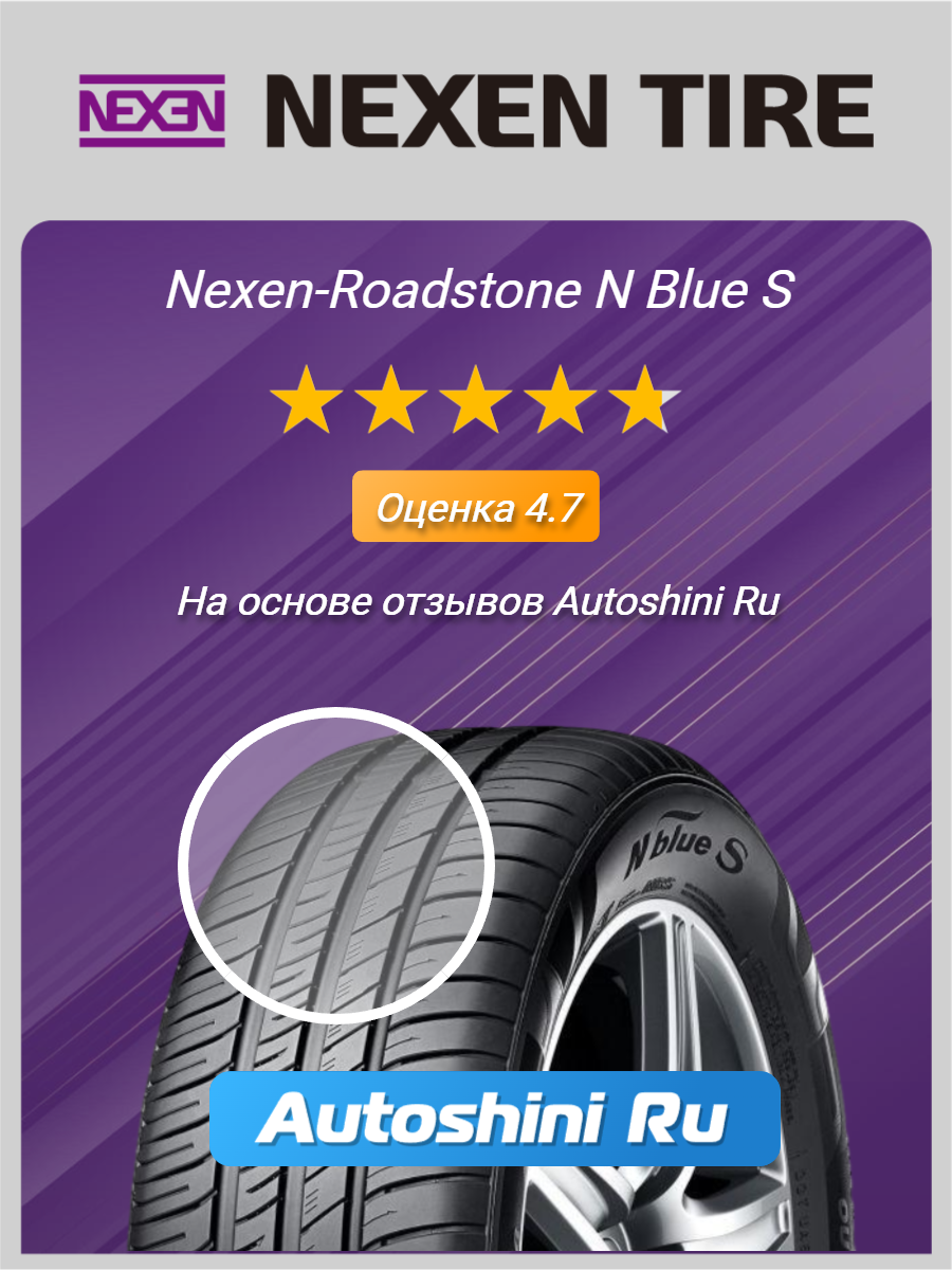 Шины летние Nexen-Roadstone N Blue S 205/55 R16 91V