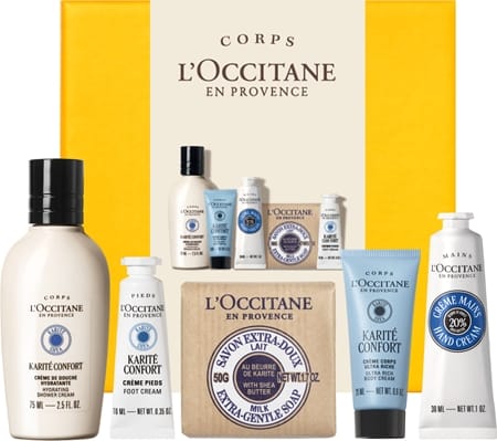 Набор парфюмерный L Occitane Karit Confort Nourishing Routine, для женщин