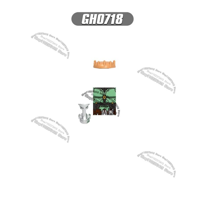 Аниме-конструктор KDL861 мини-фигурки пластик 14+ GH0718