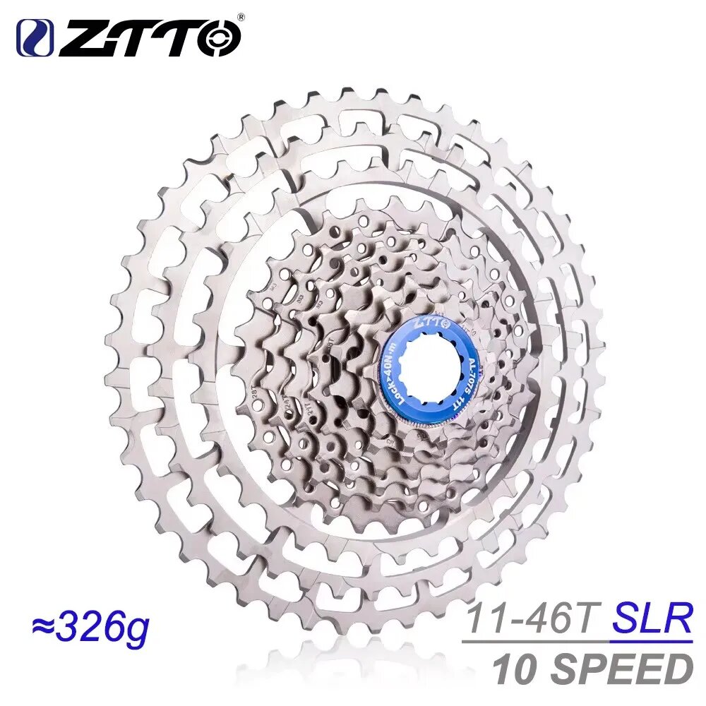 ZTTO Ultralight MTB Кассета 10/11 Скоростей 11-46T SLR Сталь ULT 10s 11-46T SLR2