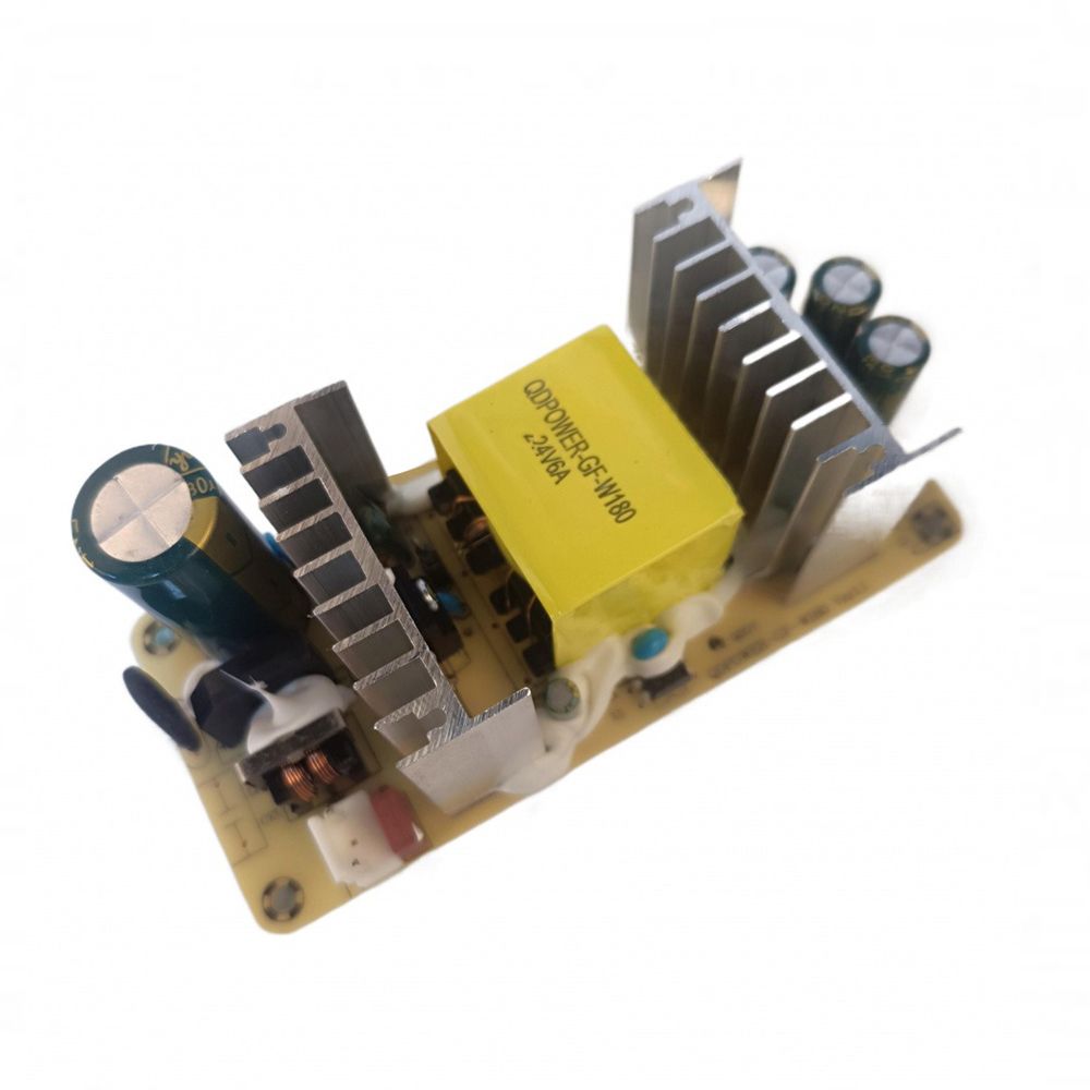Импульсный понижающий модуль питания 24V 6A, преобразователь AC-DC 110 240V 24V, плата с защитой от перегрузки