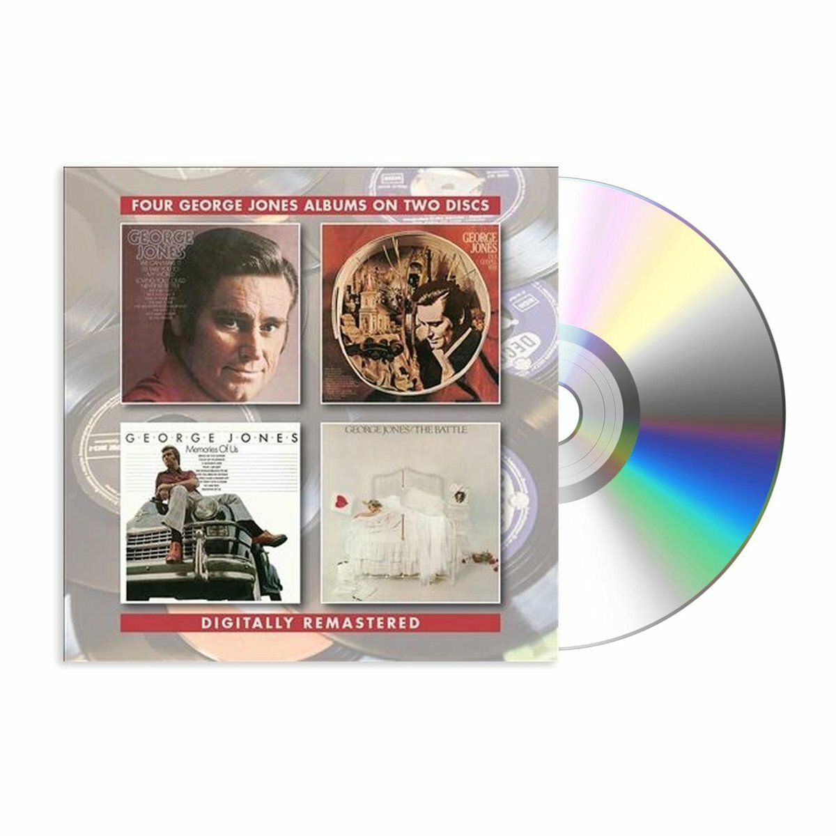 Музыка CD George Jones - George Jones / In A Gospel Way / Memories Of Us / The Battle