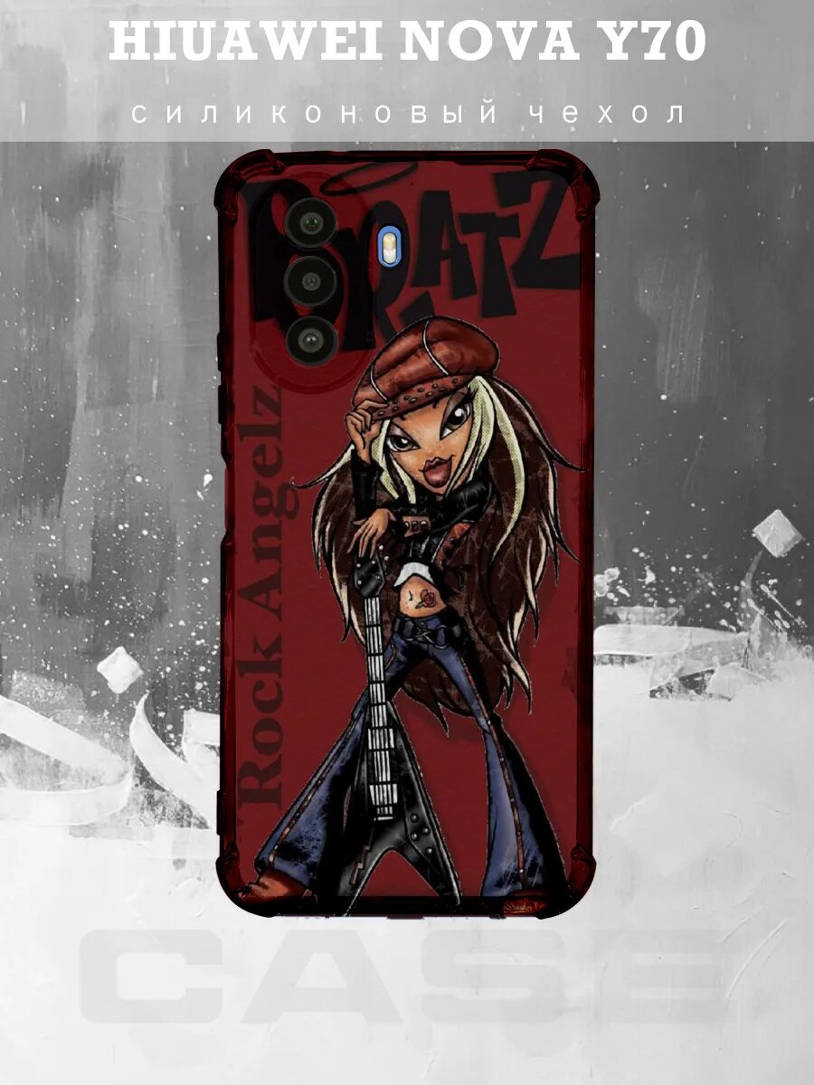 Чехол на Huawei Nova Y70 с принтом Bratz Rock Angelz