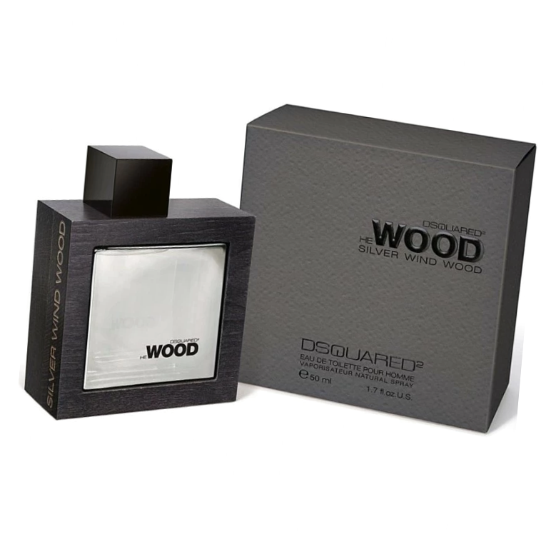 Dsquared 2 He Wood Silver Wind Wood туалетная вода 50 мл, мужской аромат Хи Вуд