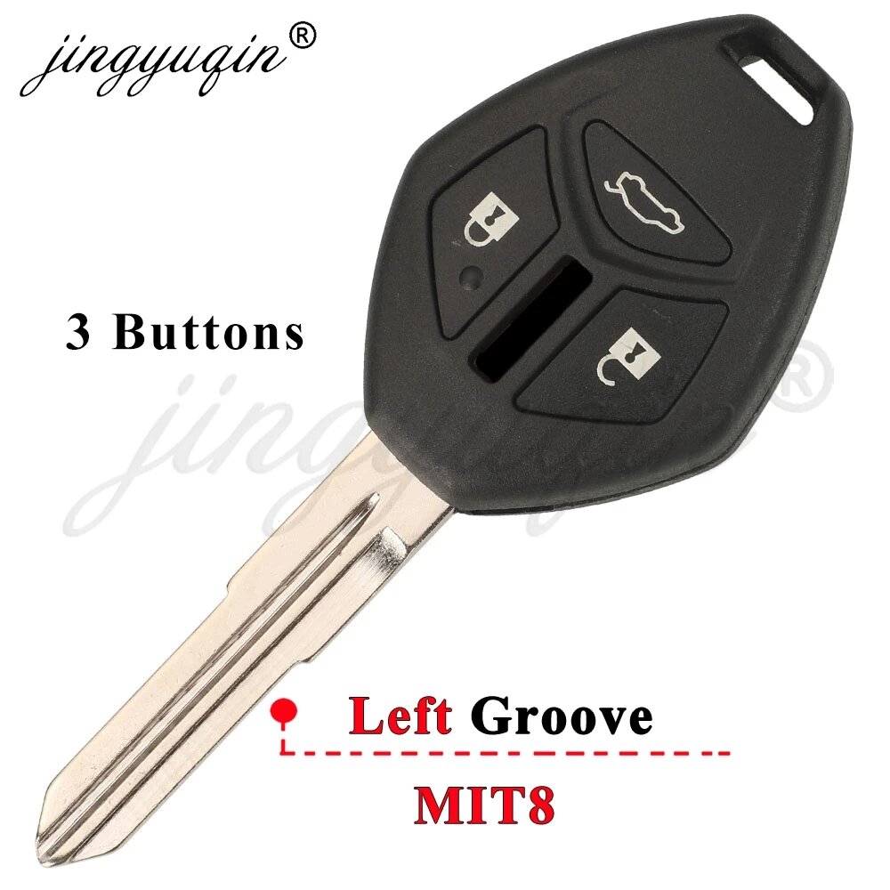 Сменный Корпус Ключа-брелока Jingyuqin Для Mitsubishi Lancer, Outlander, Endeavor, Galant С 2+1/3+1 Кнопками, ABS + Металл