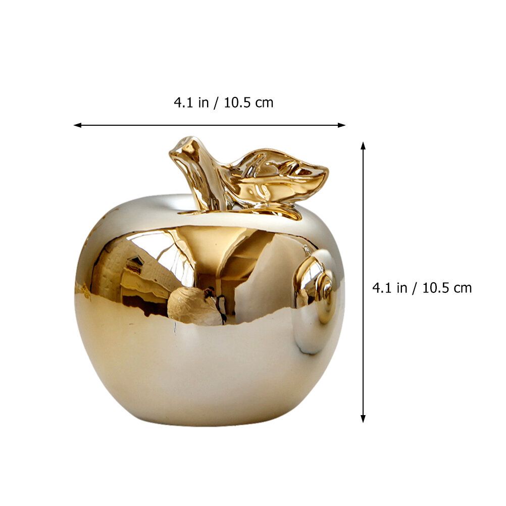 1 Штук Фруктовая Статуэтка Из Керамики Украсит Дом Размер 10.5X10.5Cm