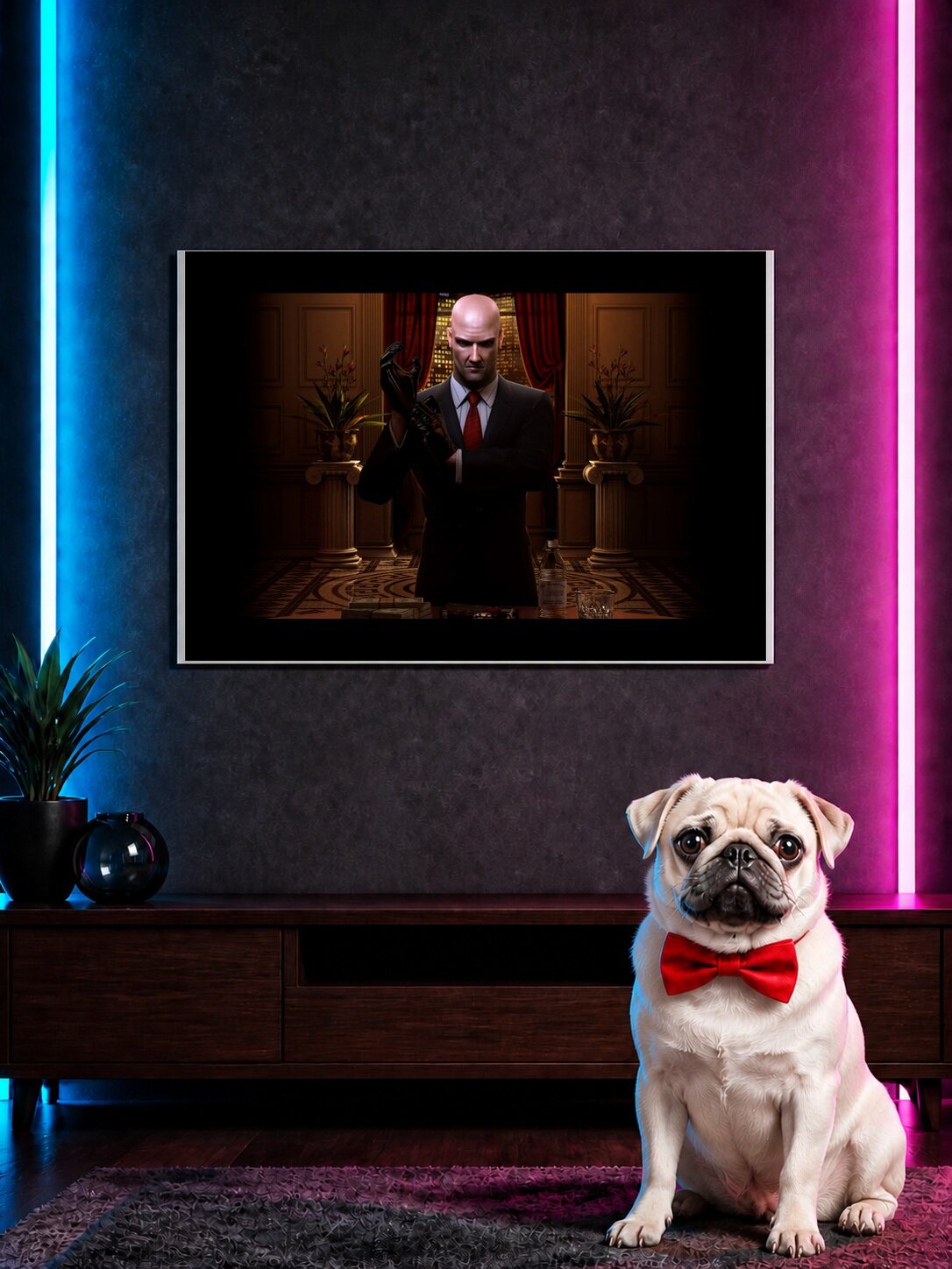 Плакат Hitman Мир — характер игровой вселенной A3