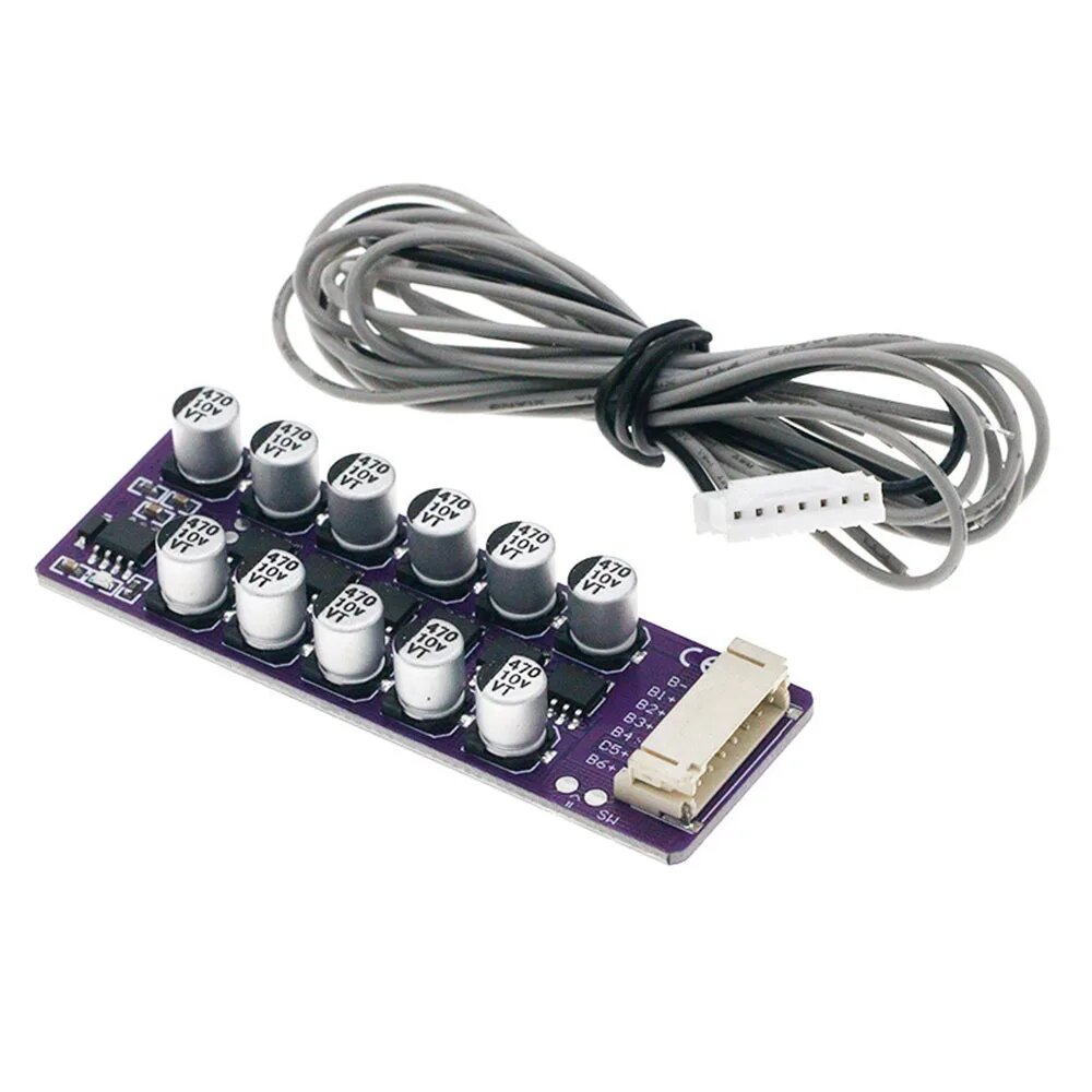 Балансир BMS 24AWG 3S 4S 5S 6S для литиевых аккумуляторов