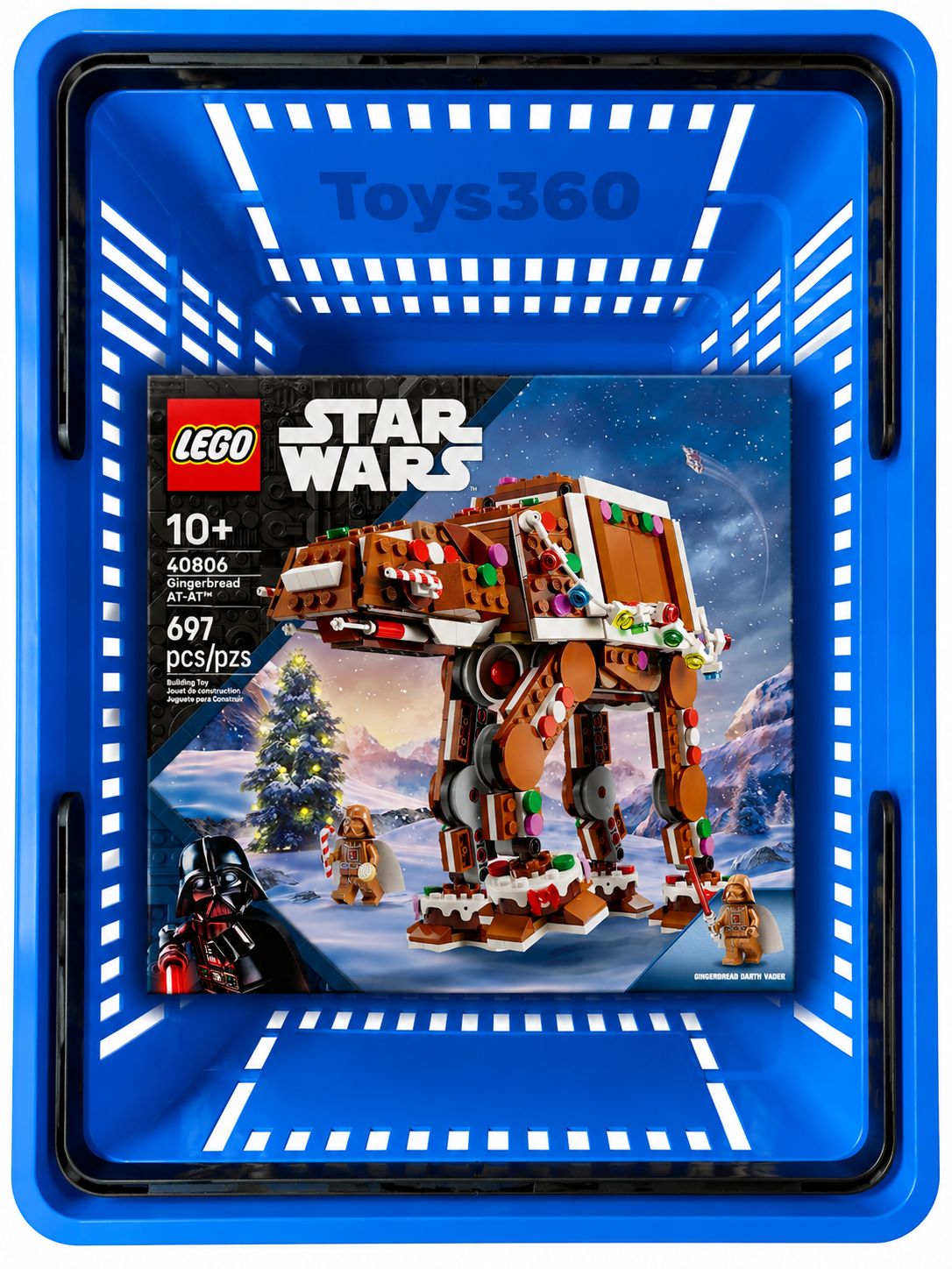 Конструктор LEGO 40806 Star Wars - Пряничный шагоход AT-AT, 697 эл. - Лего Звездные войны