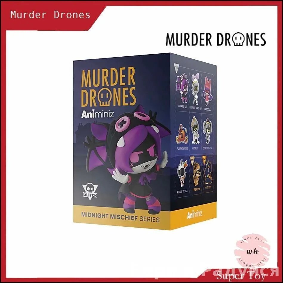 100% Original Murder Drones, небольшие скульптуры, игровые коллекционные фигурки IP.(Animatez)