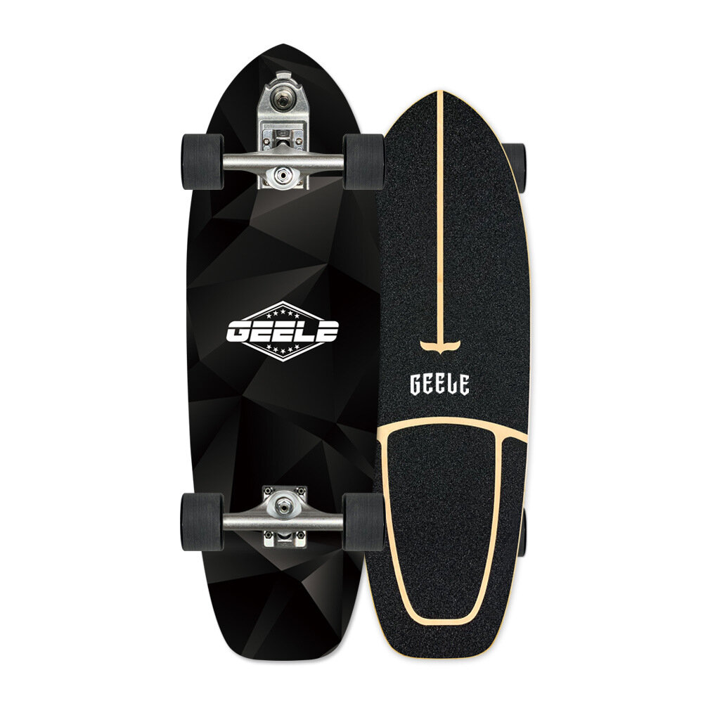 Geele V7 Land Surfboard Skateboard Water Bridge Professional Board Adult No-Push-Off Simulation Surf and Skiing Training Board