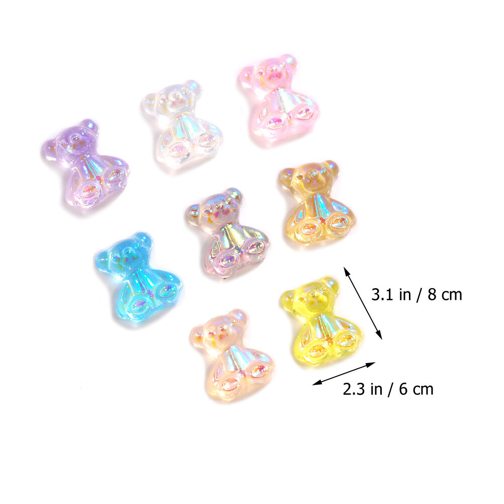160Pcs Наклейки Для Дизайна Ногтей Резиновые Украшения Для Маникюра 8x6Cm