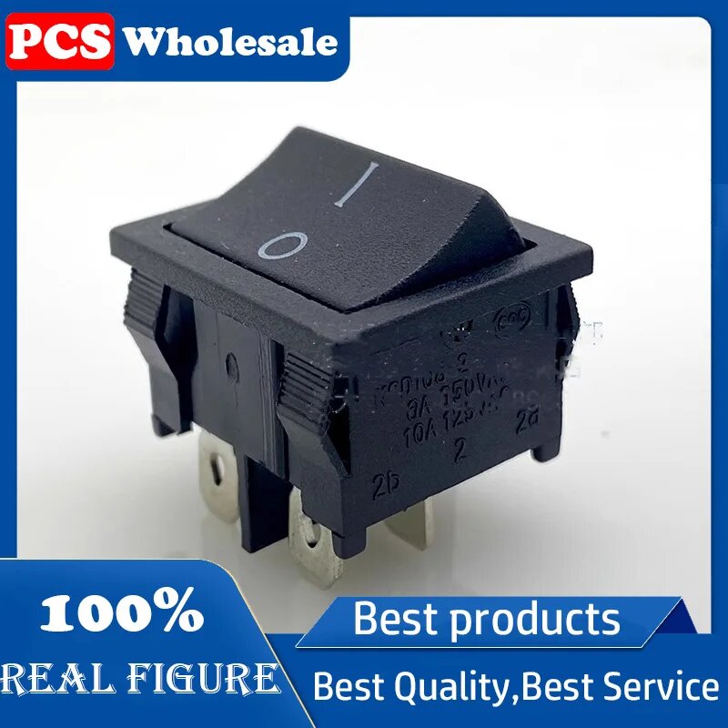 Кнопочный выключатель MASHANGYI KCD108-2 4-контактный 10pcs