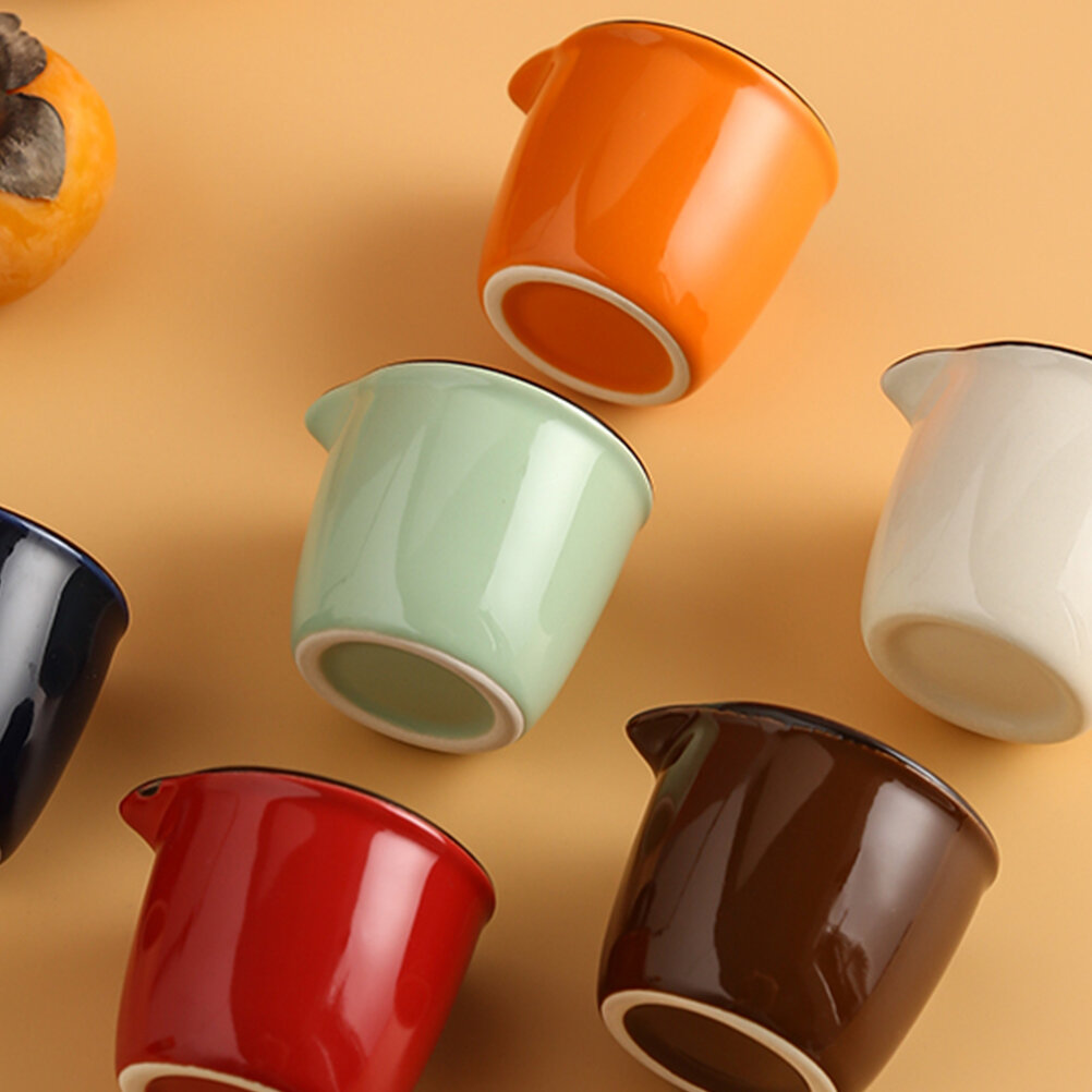 2 Шт Мини Молочные Джуги Керамическая Чашка Для Кофе Delicate Milk Cup Размер 6X6X4 7Cm
